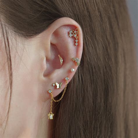 Stud Piercing Types Pain And Healing Ericajewels