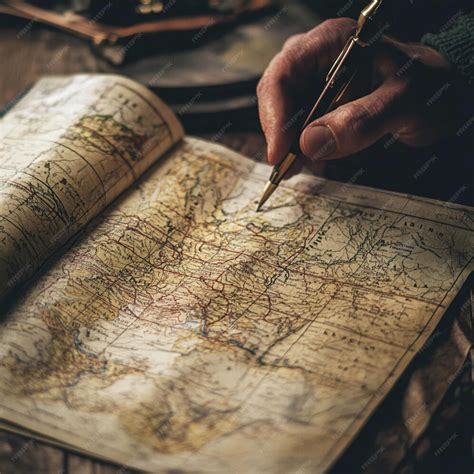 Interactive Map Interface For A Travel Guide Premium Ai Generated Image