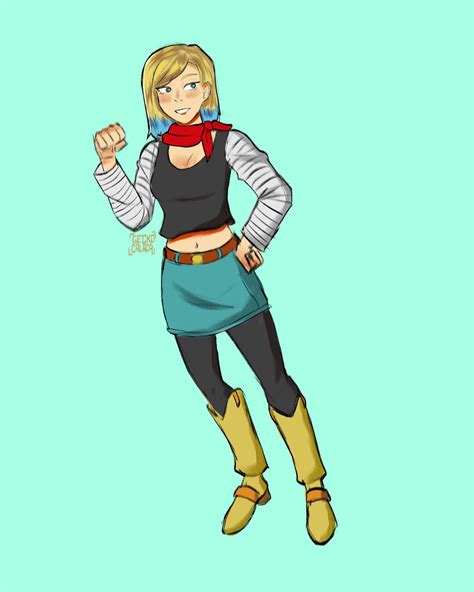 Bulma And Android 18 Fusion Sketch By Geckocalaca On Deviantart