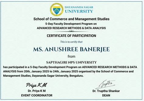 Facultydevelopment Researchmethods Dataanalysis Highereducation… Anushree Banerjee