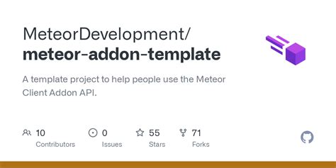Releases · Meteordevelopmentmeteor Addon Template · Github