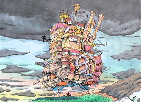 Howls Moving Castle By Bmillustration On Deviantart