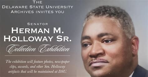 Dsu Exhibition Pays Tribute To The Late State Sen Herman Holloway Sr