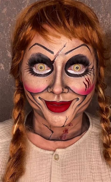 Annabelle Annabelle Makeup Scary Makeup Halloween Makeup Witch