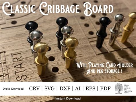 Cribbage Board In Vcarve At Reyna Jones Blog