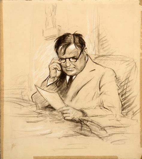 Samuel J Woolf Charcoal On Paperboard