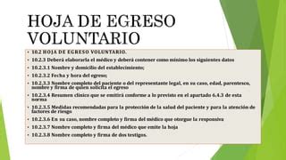 Nom 004 Ssa3 Del Expediente Clinico Pptx