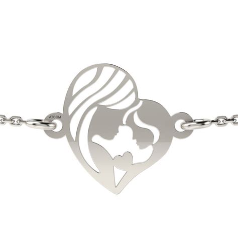 Bratara Cu Lantisor Din Argint Model Mama Si Fiica Emag Ro