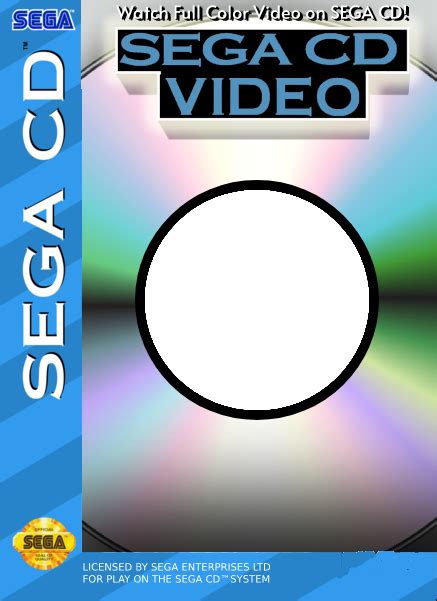 Sega Cd Video Cover Template By Zacharylunsfordart On Deviantart