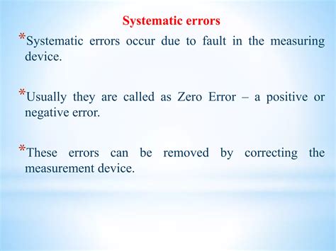 Types Of Errors Pptx