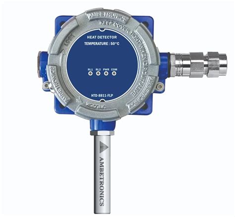 Cast Aluminum Lm6 Alloy Addressable Heat Detector Htd 8811 Probe Type Detector With Display At