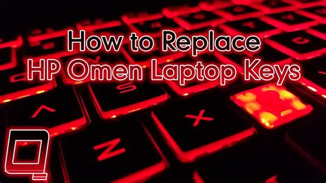 How To Replace Hp Omen Laptop Keys Youtube