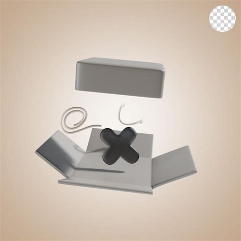 Premium PSD Empty Box D Icon