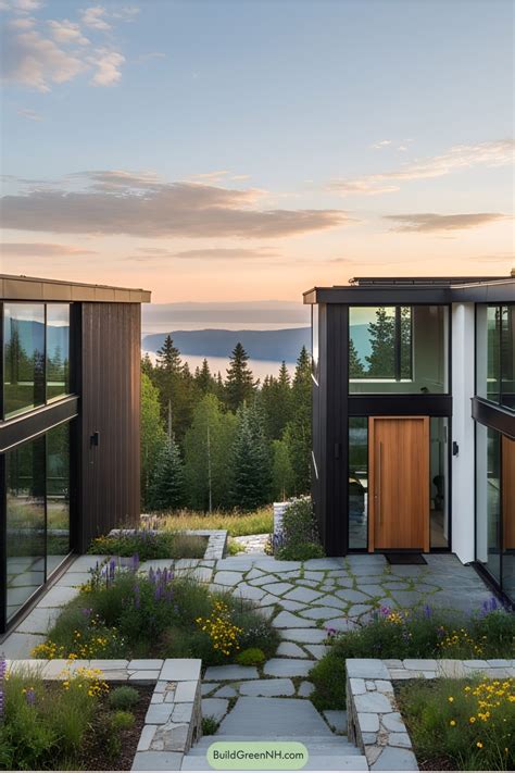 25 Modern Houses Built Onto Hill Slopes For Hideaway Courtyards