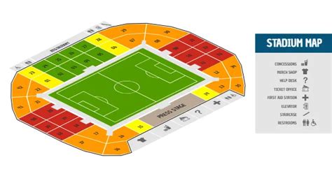 Stadium Complex Map Icograms Template
