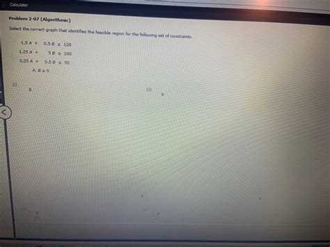 solved problem 2 07 algorithmic select the correct graph