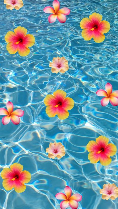 Vacation Vibes Wallpaper Summer Wallpaper Flower Wallpaper Wallpaper