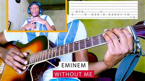 Eminem Without Me Guitar Riff Tabs Youtube