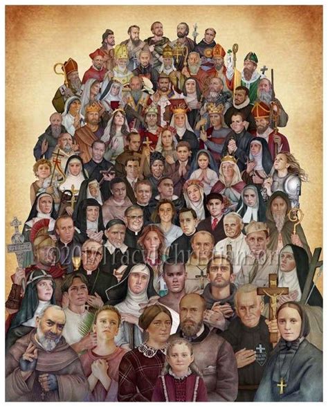 All Saints Art Printpicture Etsy Imágenes Religiosas Frases De