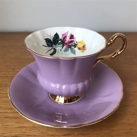 Pin By Barbara Koch On Purple Flowers Tea Cups Tea Cups Vintage