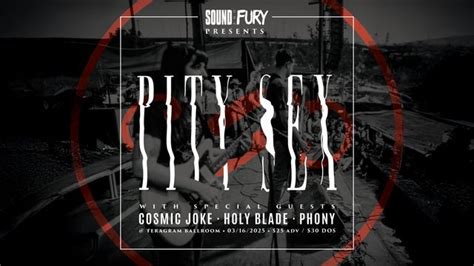 Sound And Fury Presents Pity Sex 2025 Los Angeles Teragram Ballroomの日程