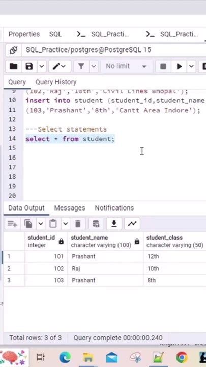 Sql Select Statement Youtube