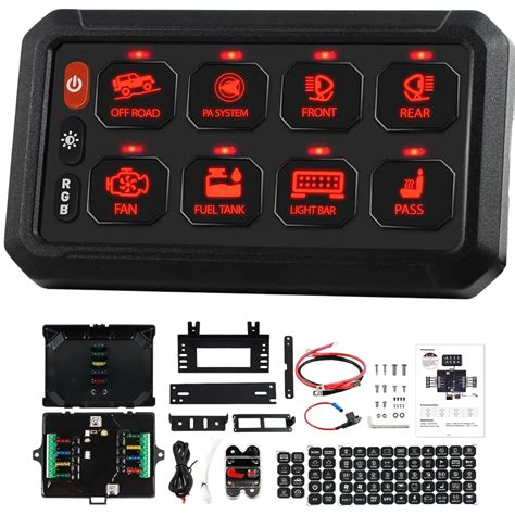 8 Way Digital Bluetooth Switch Panel