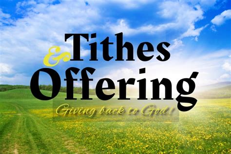 Church Tithes And Offering Images
