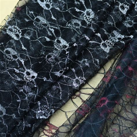 Doll Skull Fabric Etsy