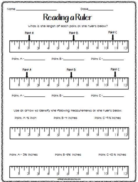 Reading A Tape Measure Worksheet Proworksheet