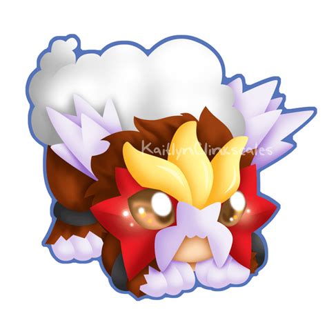 Chibi Entei R Pokemon