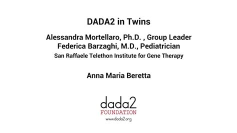 Dada2 In Twins Youtube
