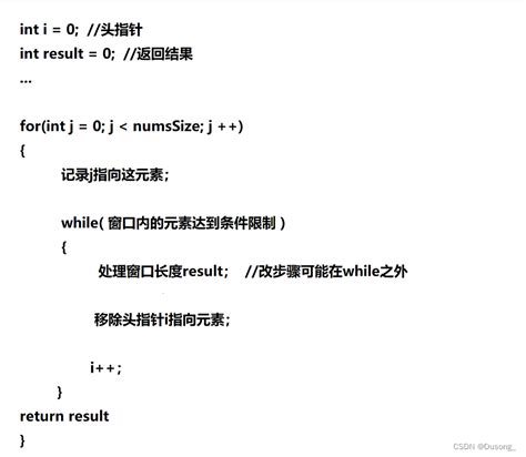 滑动窗口算法精讲 Csdn博客