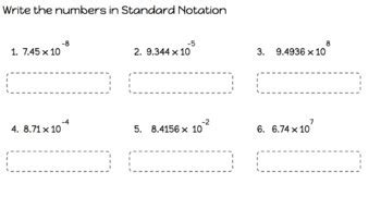 Writing Numbers In Scientific Notation By Mrscs Math Tpt