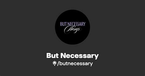 But Necessary Linktree