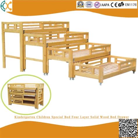 Nursery School Solid Wood Kindergarten Single Bed Daycare Modern