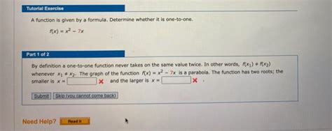 solved tutorial exercise a function is given by a formula