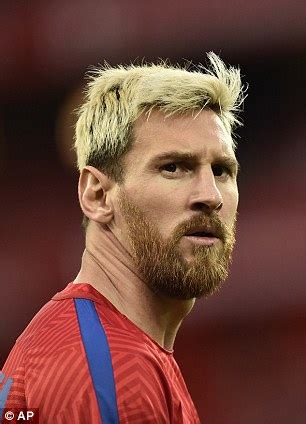 Messi Cheveux En Blond Messi New Haircut Ilar