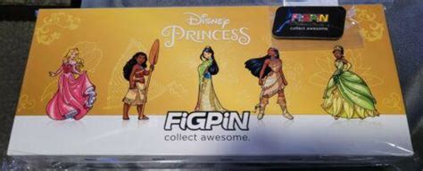 Figpin Disney Princesses Deluxe Box Set 2021 Edition Le1000 And Logo