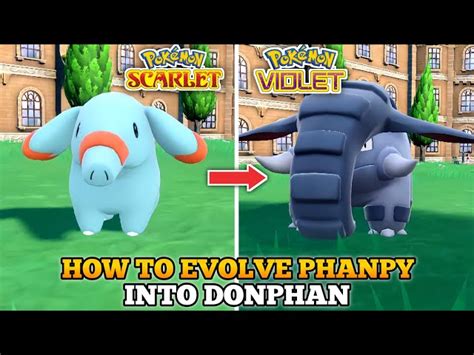 Pokemon Scarlet Donphan Evolution