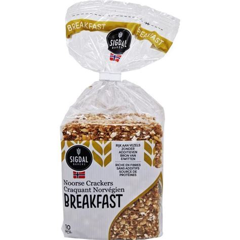 Sigdal Noorse Crackers Breakfast 240g