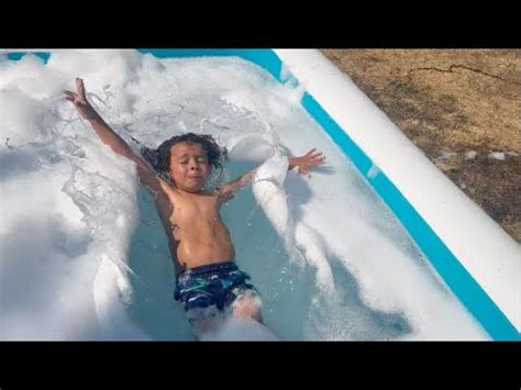 Rio Fills His Pool With Bubbles And Drives New Toy Boat Rios Realm