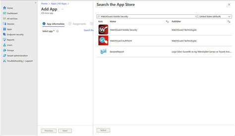 Microsoft Intune Integration With The Watchguard Mobile Security Ios App