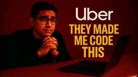 I Survived A Coding Interview At Uber Youtube