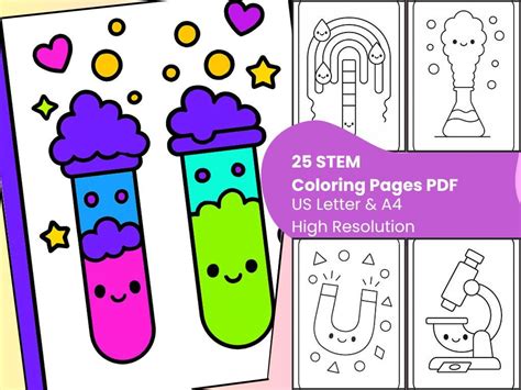 Stem Coloring Pages Preschool 2025