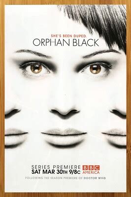 2013 Orphan Black Tv Series Print Adposter Authentic Official Bbc
