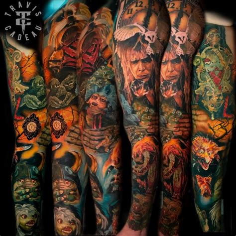 Labyrinth Tattoo Movie Tattoos Realistic Tattoo Sleeve