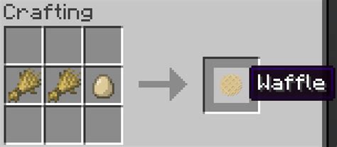 Waffles Placeable Foods Minecraft Mods Curseforge