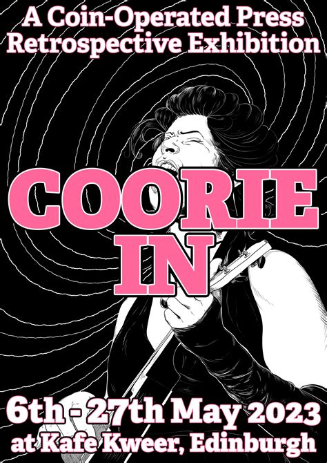 Coorie In Poster A4 Coin Operated Press