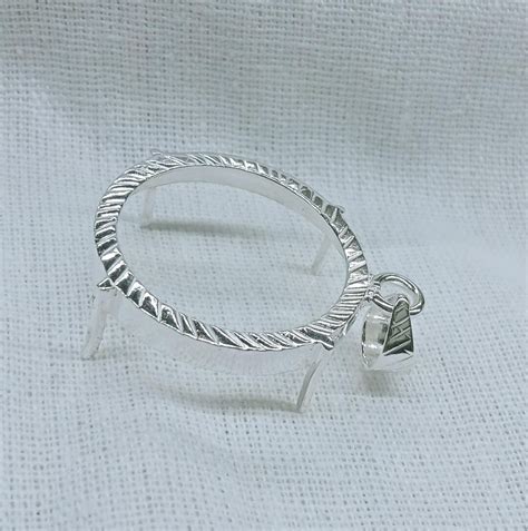 Sterling Silver Coin Holder Pendant 5mm 70mm Bezel Frame Etsy